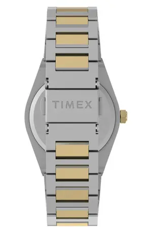 Timex® Q Marbella Stainless Steel Bracelet Watch - Two-tone