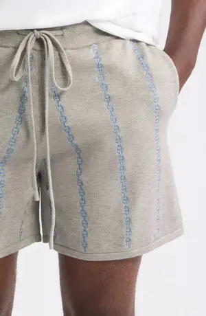 MAVRANS Rode Stripe Shorts