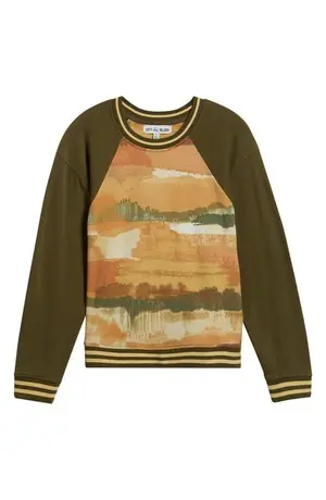 CITY BLUES Landscape Graphic Sweatshirt