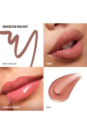MAKE UP FOR EVER Color & Shine Lip Duo $39 Value - Wherever Walnut