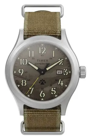 Timex® Expedition Sierra Fabric Strap Watch - Tan