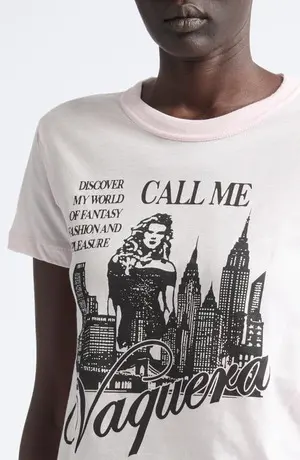 Vaquera Call Me Graphic T-shirt