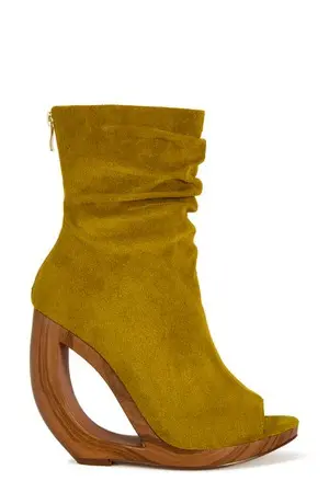 AZALEA WANG Arlo Peep Toe Bootie