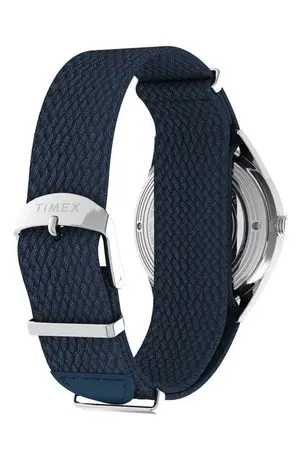 Timex® Peanuts Marlin Jet Easy Rider Fabric Strap Watch