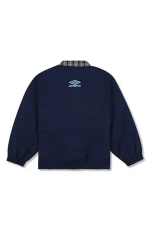 PLEASURES X Umbro Diamonds Reversable Quarter Zip Pullover