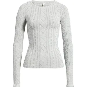 Free People So Soft Seamless Long Sleeve Top - Heather Grey
