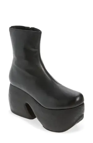 Comme Des Garçons Platform Bootie - Black