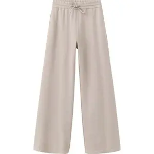 Mango Pull-on Straight Leg Pants - Ecru