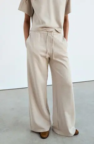 Mango Pull-on Straight Leg Pants - Ecru