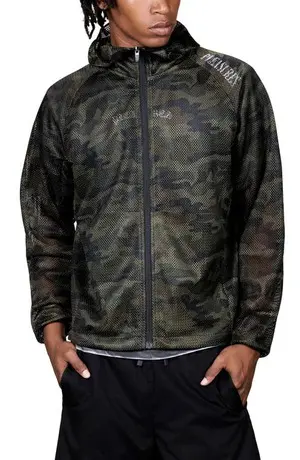 PLEASURES Mesh Zip Hoodie - Camo