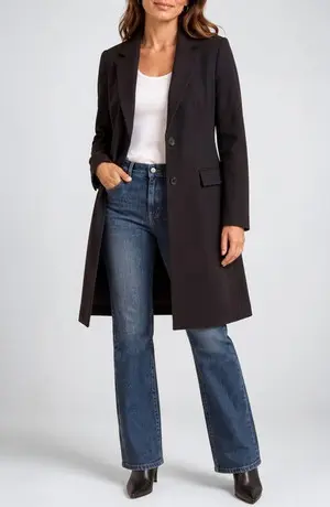 LIVERPOOL Notched Collar Blazer Coat