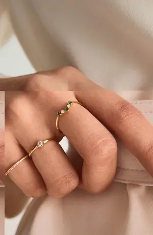 Mejuri And Diamond Wishbone Ring