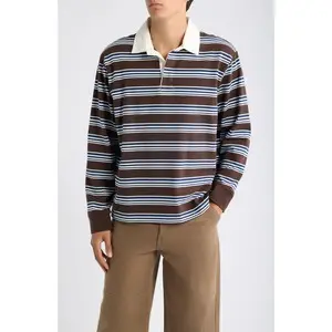 CORRIDOR Mini Stripe Cotton Rugby Shirt