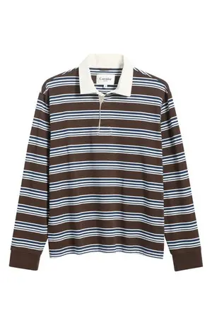 CORRIDOR Mini Stripe Cotton Rugby Shirt