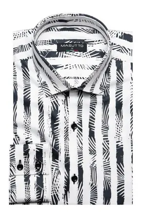 MASUTTO Ottawa Print Button-up Long Sleeve Shirt - Multicolor