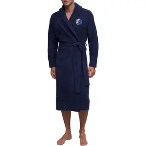 Barefoot Dreams Cozychic Dallas Mavericks Robe - Navy Blue Multi
