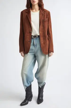GOLDEN GOOSE Melody Boyfriend Wide Leg Jeans