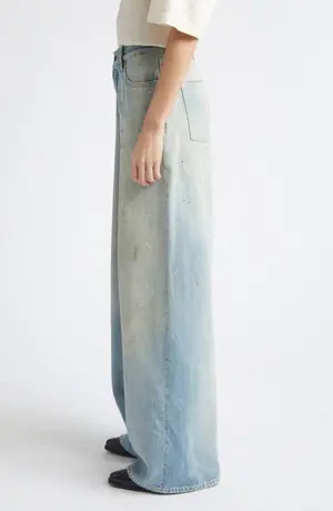 GOLDEN GOOSE Melody Boyfriend Wide Leg Jeans