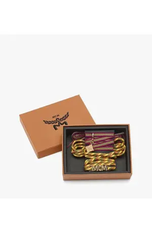 Mcm Shoelaces And Charms Set - Multi