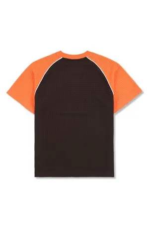 PLEASURES Breed Raglan Cotton Waffle Graphic T-shirt