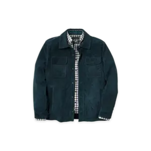 PAUL FREDRICK Wool-shirt Jacket - Teal