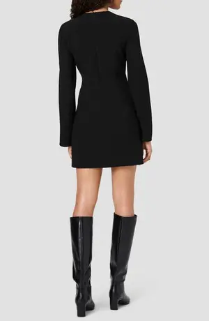 French Connection Azra Long Sleeve Twill Minidress