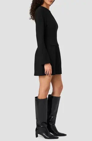 French Connection Azra Long Sleeve Twill Minidress