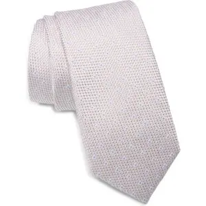 Nordstrom Harmon Dot Silk Jacquard Tie - Ecru