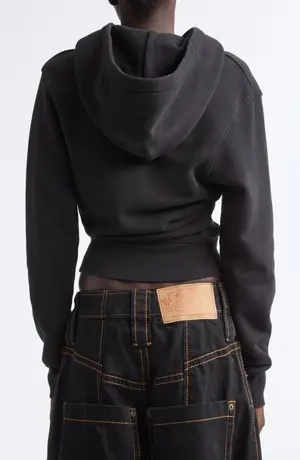 Vaquera Twisted Cotton Fleece Hoodie