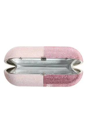 Judith Leiber Happy Pill Capsule Crystal Evening Bag