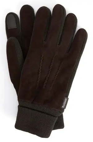 Barbour Magnus Suede Fleece Lined Gloves