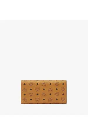 Mcm Aren Continental Wallet In Visetos