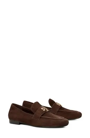 Tory Burch Charlie Leather Loafer Dark Cocoa/gold