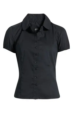 BDG URBAN OUTFITTERS Clover Short Sleeve Button-up Shirt
