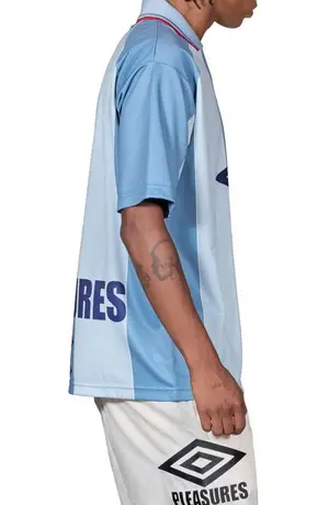 PLEASURES X Umbro Two Cats Short Sleeve Jersey