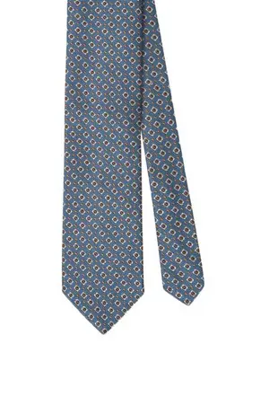 Robert Talbott Robert Geo Neat Best Of Class Necktie - Blue