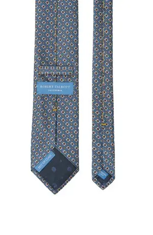 Robert Talbott Robert Geo Neat Best Of Class Necktie - Blue