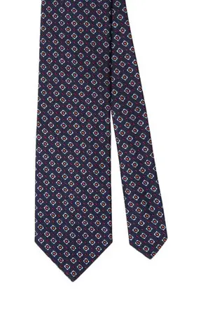 Robert Talbott Robert Geo Neat Best Of Class Necktie Navy