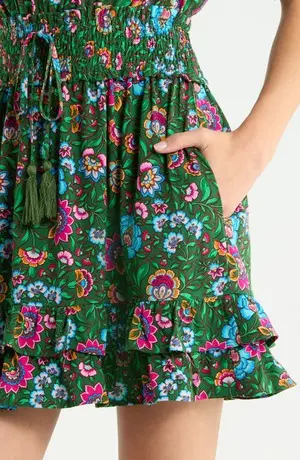 SUGARLIPS Jurie Smocked Waist Minidress