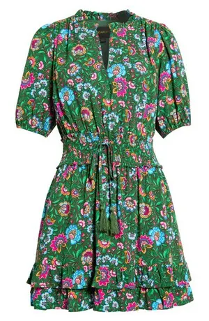 SUGARLIPS Jurie Smocked Waist Minidress