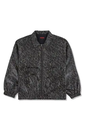 PLEASURES Print Waxed Cotton Jacket