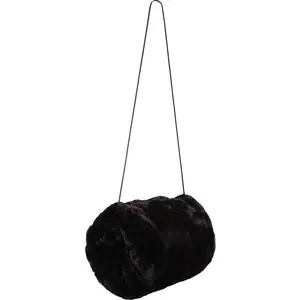 Echo Faux Fur Muff Black