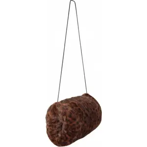 Echo Faux Fur Muff - Brown