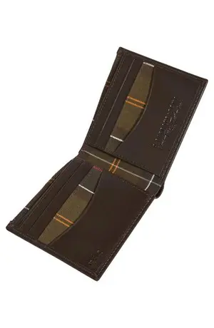 Barbour Brodick Leather Bifold Wallet