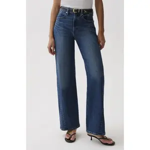 PISTOLA Kyra High Waist Wide Leg Jeans - Inkwell