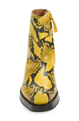 SECOND / LAYER Charro Skin Embossed Boot