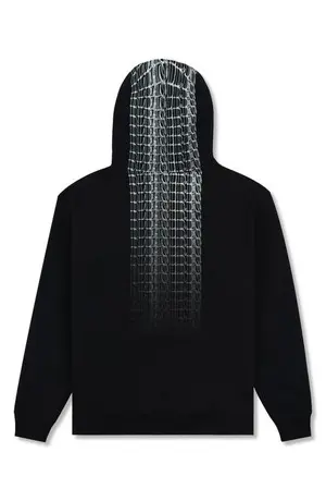 PLEASURES Blurred Logo Graphic Hoodie