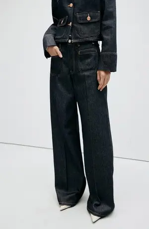 Mango Cami Patch Pocket Jeans