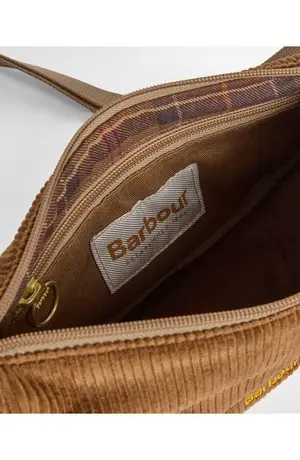 Barbour Mini Mia Cord Sling Bag - Brown