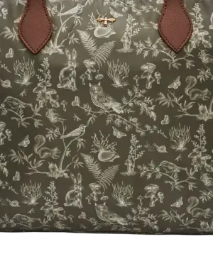 FABLE ENGLAND Edith Orla Scene Print Tote Purse
